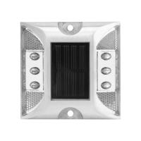 China Aluminum Solar Road Stud 105x105x23mm 6 LED 1000m Visual Distance RSV-A102 for sale