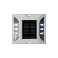 China Aluminum Solar Road Stud 2.5V 6 LED Flashing Steady for Extreme Weather for sale