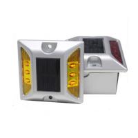 China ODM Aluminum Solar Road Stud 6 LED IP68 20T Load Capacity Reflective Road Marker for sale