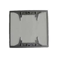 China Green LED Solar Flashing Road Stud Aluminum IP68 20T Load Capacity 1000m Visibility for sale