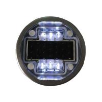China Aluminum Solar Road Stud 50T Load Capacity High Brightness LED Cat Eyes Reflector for sale
