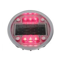 China Red LED Solar Road Stud 50T Load Capacity Aluminum Motorway Road Marker for sale