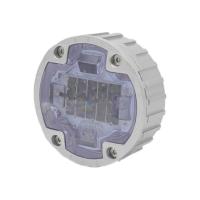 China 4 Screws Embedded Road Stud Pavement Marker Lights Solar Panel 2.5V 250MA for sale