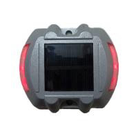 China Aluminum Solar Road Stud 6 LED Flashing or Steady Mode 110x95x23mm IP68 for sale