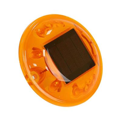 China Yellow LED Solar Road Markers 10pcs IP68 Highways Guidance Light 120mm for sale