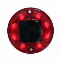China Anti UV PC Solar Road Markers 2V LED Raised Pavement Studs 120x23mm IP68 for sale