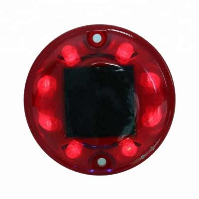 China Anti UV PC Solar Road Markers 2V LED Raised Pavement Studs 120x23mm IP68 for sale