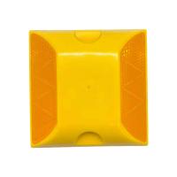 China ABS Plastic Sand Filling Cat Eye Road Reflector 100x100x18mm Load Capacity 20Tons for sale