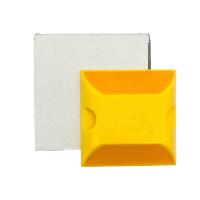 China ABS Plastic Sand Filling Cat Eye Road Reflector 100x100x18mm Load Capacity 20Tons for sale