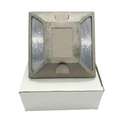 China Aluminum Reflective Cat Eyes Road Stud 102x102x22mm Load Capacity Over 20 Tons for sale