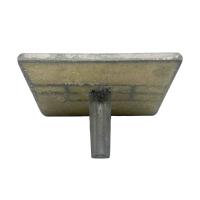 China Aluminum Reflective Cat Eye Road Stud 50mm Shank 20 Ton Load Capacity Road Marker for sale