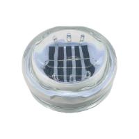 China Tempered Glass Solar Road Marker 102mm Diameter IP68 LED Pavement Light for sale