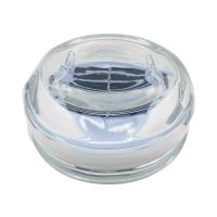 China Tempered Glass Solar Road Stud 360 Degree LED Pavement Marker 800m Visual Distance 100H Working Time for sale