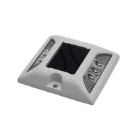 China Aluminium Solar LED Road Stud 6 LEDs Highway Flashing Reflector IP68 40T Load for sale