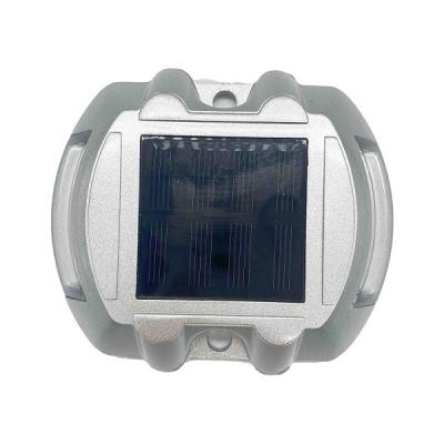China 6 LED Aluminum Solar Road Marker Lights 20T Load Capacity IP68 Waterproof Traffic Warning for sale