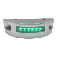 China Half Moon Solar Road Marker Light Aluminium Case IP68 Flashing 20T Load Capacity for sale