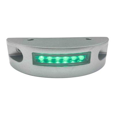 China Half Moon Solar Road Marker Light Aluminium Case IP68 Flashing 20T Load Capacity for sale