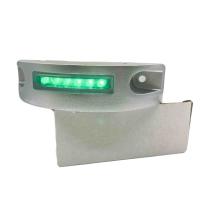 China Yellow LED Aluminum Solar Road Stud Half Moon Shape Flashing Marker Light 125x43x30mm for sale
