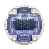 China Solar LED Road Stud Reflector Flashing Traffic Warning Light 120mm 50mm IP68 for sale