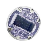 China Embedded Solar Road Stud 6 LEDs IP68 75T Load Capacity 1000m Visual Distance for sale