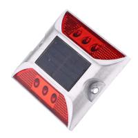 China Solar Road Marker Lights 20T Load Capacity Red Aluminum Cat Eye RSV-A102 for sale