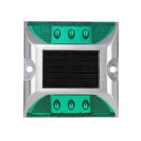 China Aluminum Casting IP68 Solar Road Reflector 6 LED 105mm Road Safety Marker for sale