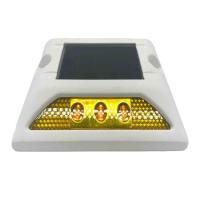 China Solar Powered Road Reflector 125x110x25mm IP68 Highway Marker Solar Cat Eye for sale