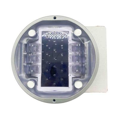 China Embedded Aluminum Solar Road Reflector IP68 125mm 50mm Flashing LED Road Marker for sale