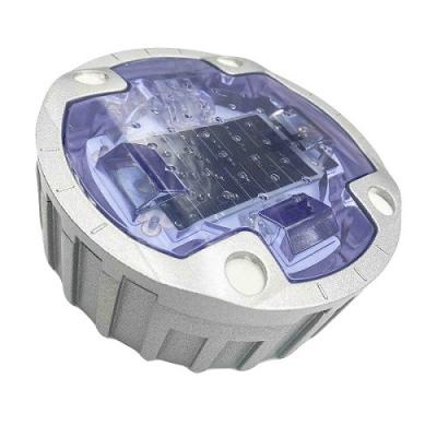 China Solar Powered Road Reflectors IP68 Waterproof 120mm Aluminium 8 LED 75T Load Capacity for sale
