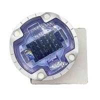 China Solar Powered Road Reflectors IP68 Waterproof 120mm Aluminium 8 LED 75T Load Capacity for sale