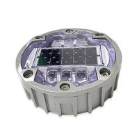 China Solar Powered Road Reflectors RSV-B110 6 LED IP68 Waterproof 75 Ton Load Capacity for sale