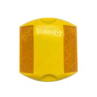 China Single Side Amber Reflective Road Studs PMMA cat's eye reflective road stud for sale
