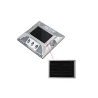 China Solar LED Road Stud Flashed Pattern IP68 6 LED Epistar Chip 1000m Visual Distance for sale