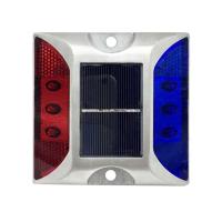 China 105x105x23mm Solar Road Stud 20T Load Capacity 6 LED Cat Eye Custom Colors for sale