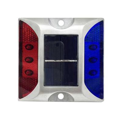China 105x105x23mm Solar Road Stud 20T Load Capacity 6 LED Cat Eye Custom Colors for sale