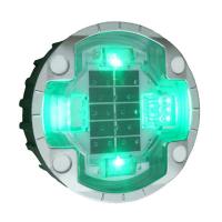 China Solar LED Road Stud 75T Load Capacity 120mm Diameter 8 High Brightness LEDs IP68 for sale
