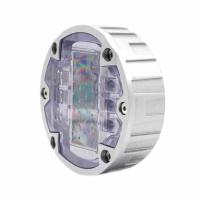 China 143mm Solar Road Studs 6 LED Aluminium Case IP68 Heavy Duty Traffic Marking Light for sale