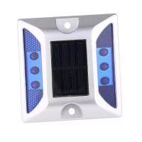 China Anti UV PC Aluminium Casting Solar Cat Eyes Road Stud Waterproof IP68 115x110x23mm for sale