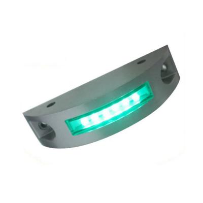 China Solar Cat Eyes Road Stud 2V Dark Eye 6 LED IP68 Waterproof 20T Compression for sale