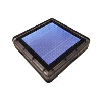China 9 LED Solar Brick Paver Light IP68 Waterproof 200x200mm Outdoor Deck Light for sale