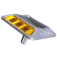 China Solar Powered Waterproof Cat Eyes Road Stud 132x122x22mm 20T Compression Resistance for sale