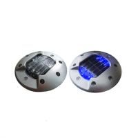 China CE Double Side Solar Cat Eyes Road Stud Round Embedded Aluminum 40Tons for sale
