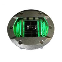 China Solar Powered Reflective Cat Eyes Pavement Warning Marker Lights 138mm 40Tons for sale