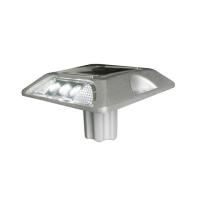 China Aluminium Solar LED Road Stud 20T Load Capacity IP68 Waterproof Solar Powered Warning Light for sale