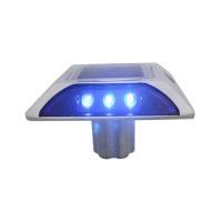 China Aluminium Solar LED Road Stud 20T Load Capacity IP68 Waterproof Solar Powered Warning Light for sale