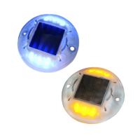 China PC Solar LED Road Studs IP68 Waterproof 6 LED 120x23mm Solar Powered Garden Lights for sale