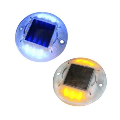 China PC Solar LED Road Studs IP68 Waterproof 6 LED 120x23mm Solar Powered Garden Lights for sale