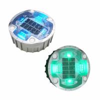 China Embedded Solar Powered Road Stud 75 Tons Load Capacity High Visible 1000m for sale