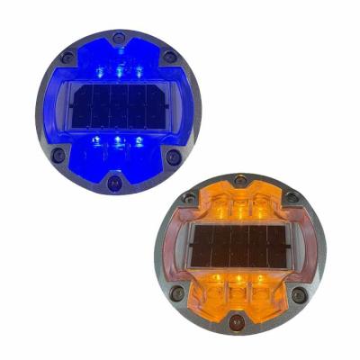 China Aluminum IL300 Solar Road Stud Light 143mm 75T Compression IP68 Driveway Marker for sale