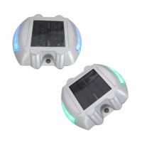 China Solar Cat Eyes Road Stud 6 LED High Brightness IP68 1000m Visibility for sale